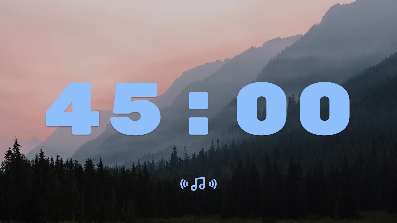 45 Minute Meditation Timer - Deep Relaxation | Good Time - YouTube