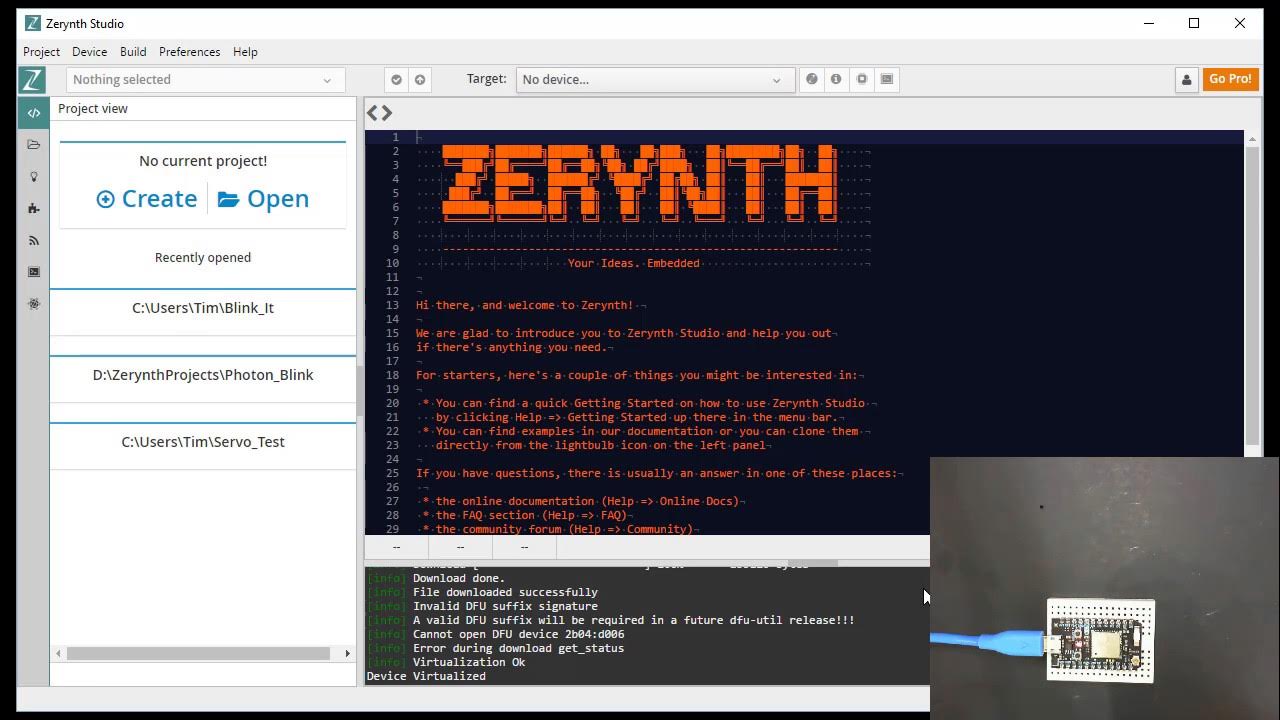 Python on Particle Photon via Zerynth Studio - YouTube