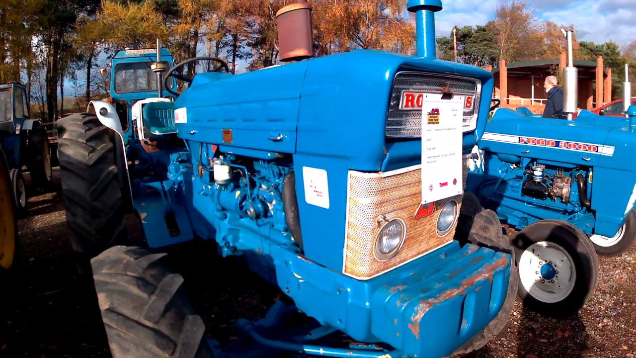 1967 Ford Roadless Ploughmaster 65 3.8 Litre 4-Cyl Diesel Tractor (76HP ...