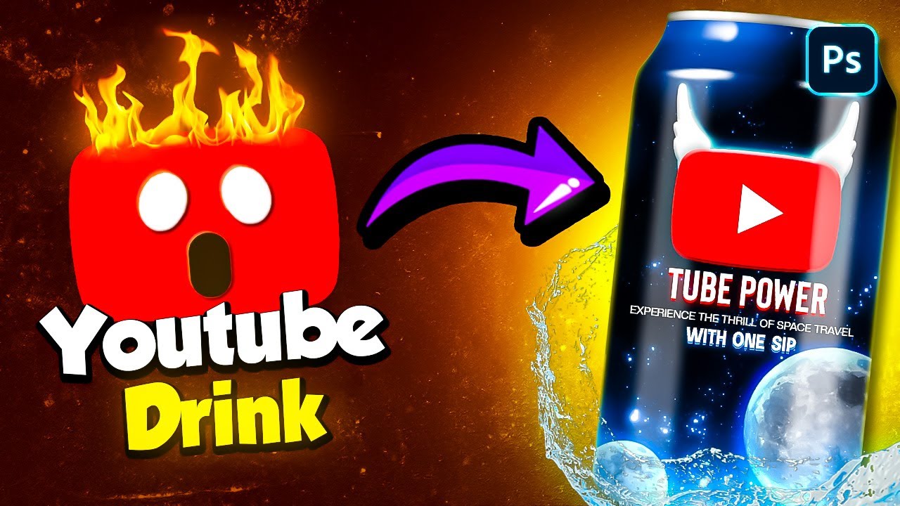 I Made an Energy Drink Design For YouTube! - YouTube