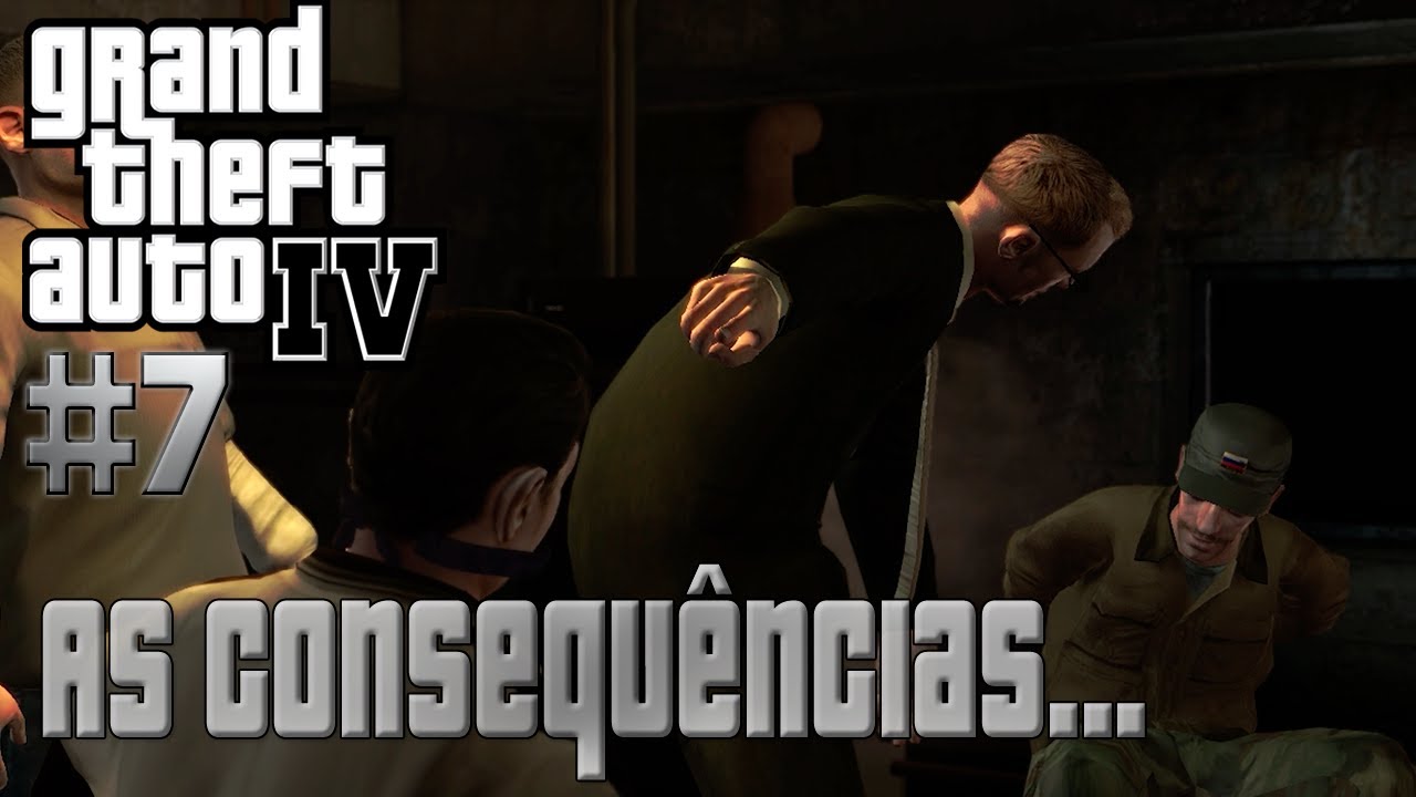 AS CONSEQUÊNCIAS! Conhecendo Mikhail Faustin e Dmitri Rascalov! GTA IV ...