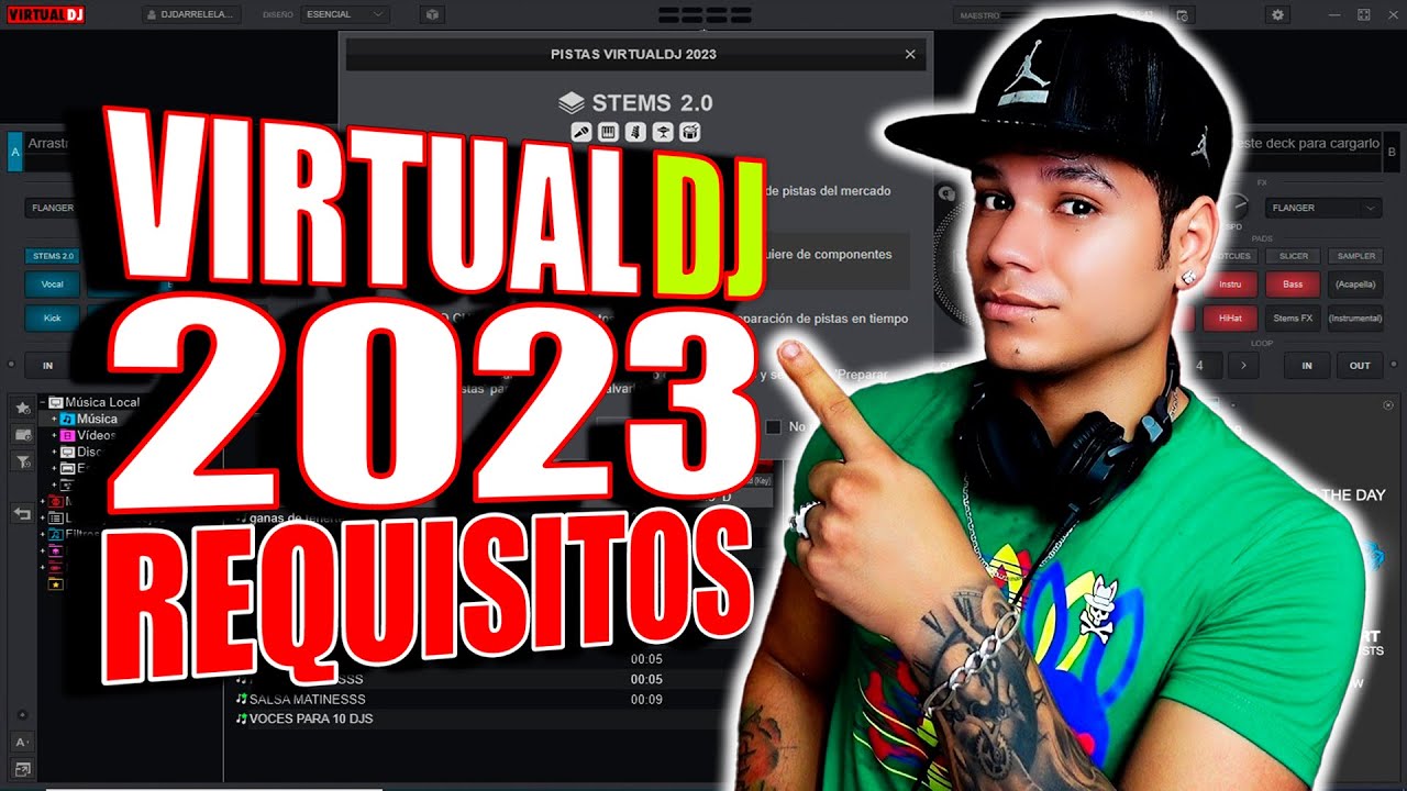 VIRTUAL DJ 2023 🎧 Requisitos MINIMOS para USAR la nueva versión stems 2.0 @DjDarrelElapoderado ...