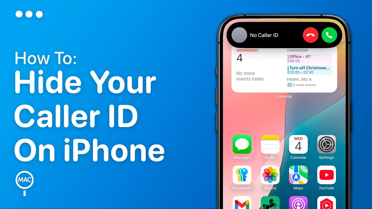 How To Hide Your Caller ID On iPhone - Easy Guide - YouTube