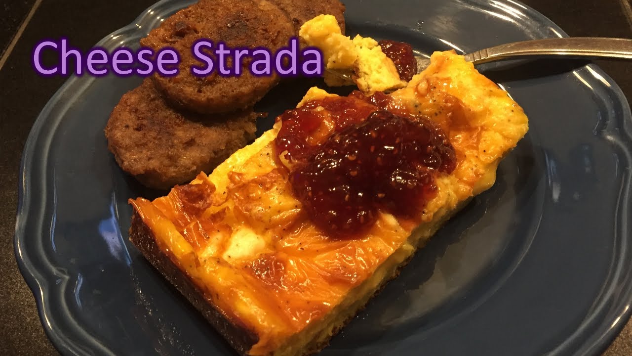 Christmas Breakfast: Cheese Strada - YouTube