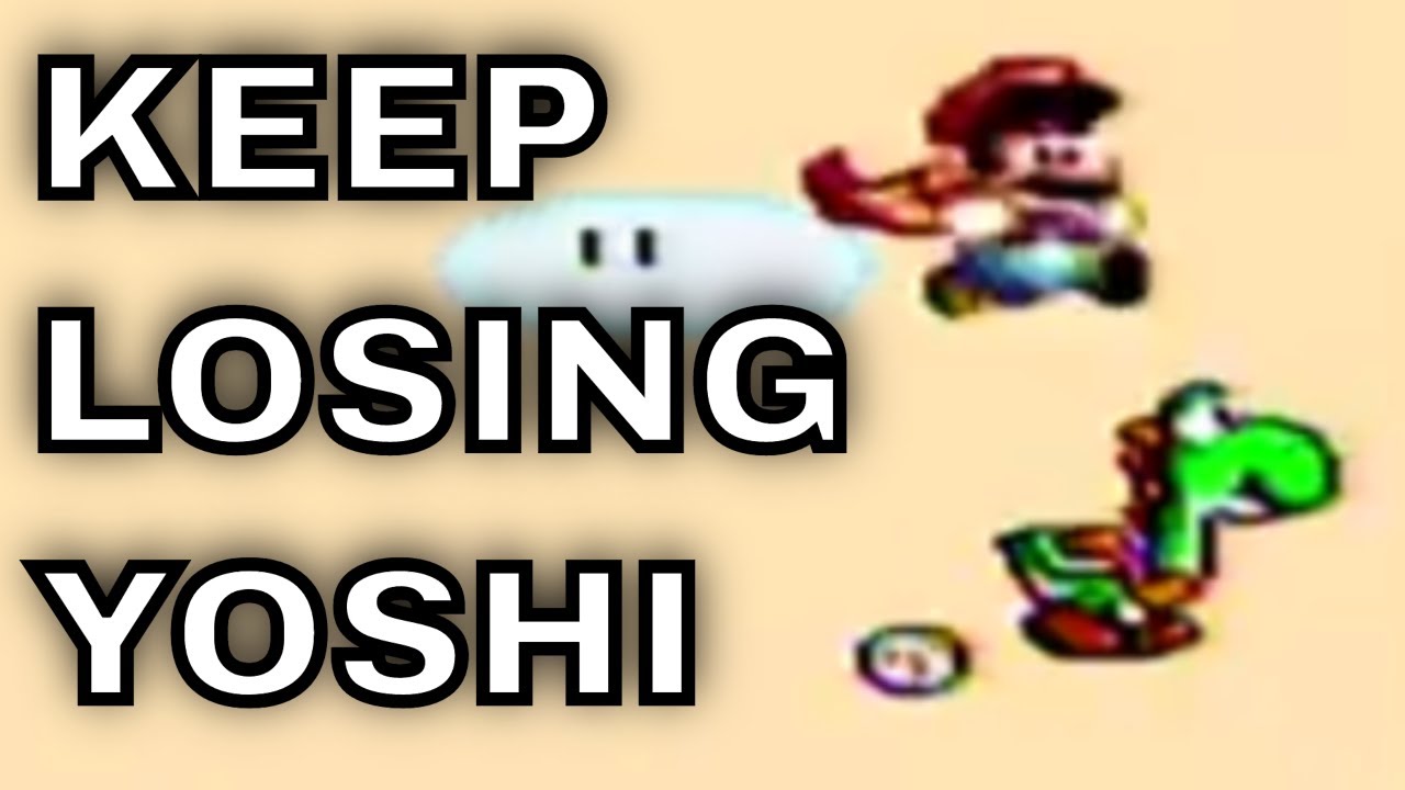 How Many Times Is Yoshi Gonna Run Away?!?! Super Mario World 2-1 Donut ...