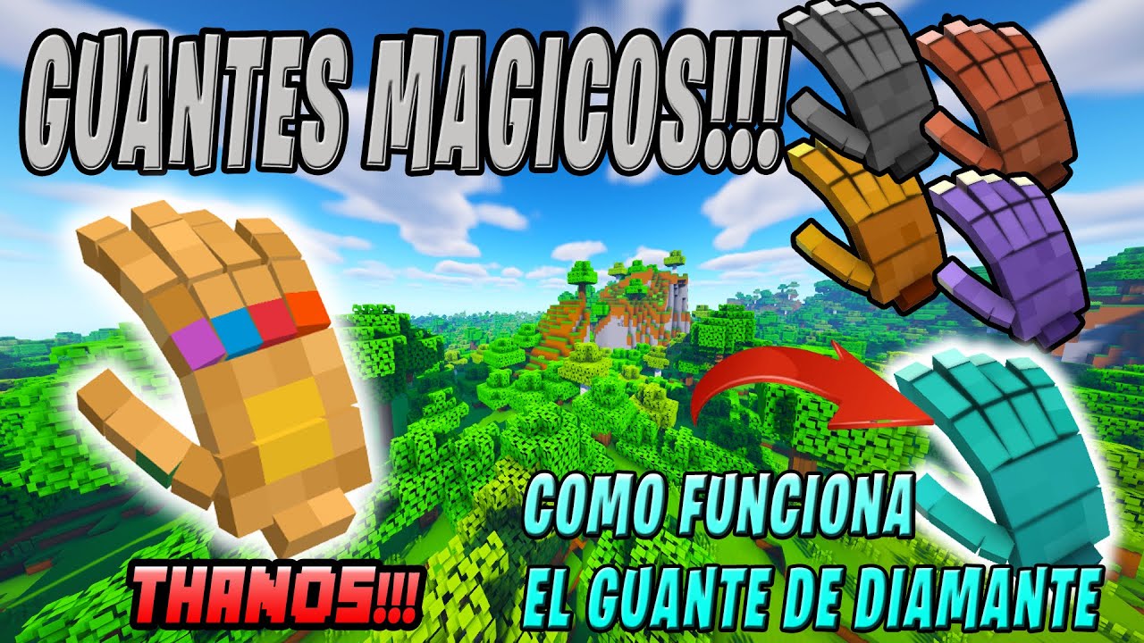 GUANTES MAGICOS !!! MAGE HAND Mod !! - MINECRAFT Review 1.18.1 - YouTube