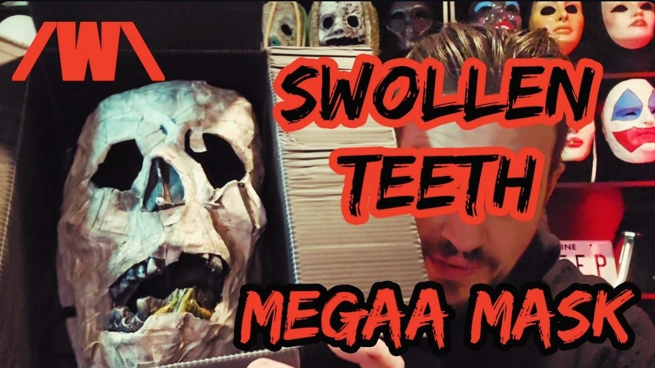 SWOLLEN TEETH MEGAA MASK UNBOXING!! /W\ 🔥💀🔥 - YouTube