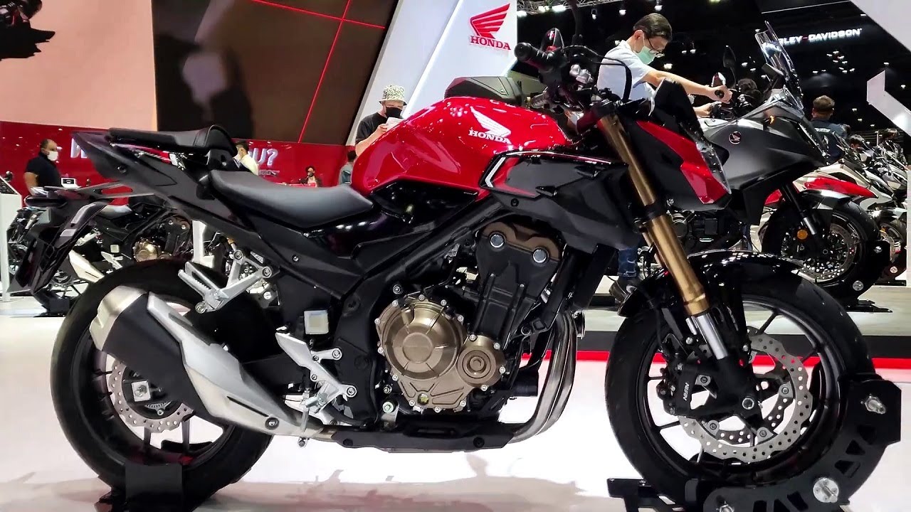 The New 2022 CB500F Red Walkaround - YouTube