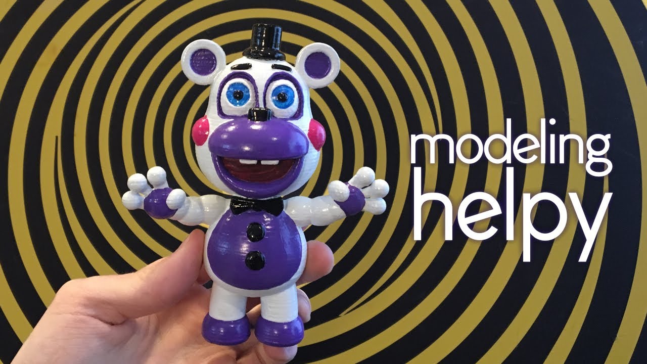 Making Helpy from Freddy fazbear's pizzeria simulator (FNAF 6) - YouTube