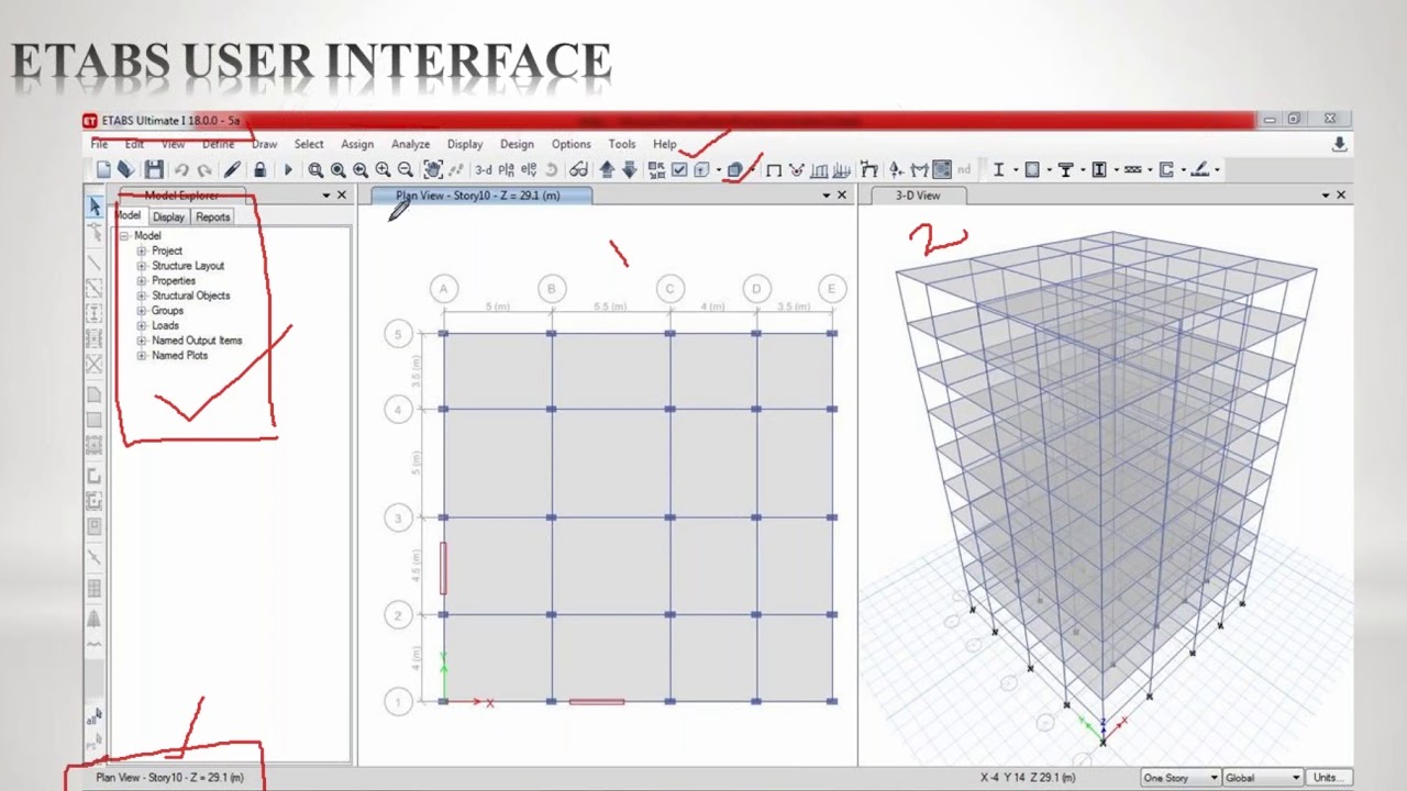 Etabs Interface and Workflow ( Lec - 03) - YouTube