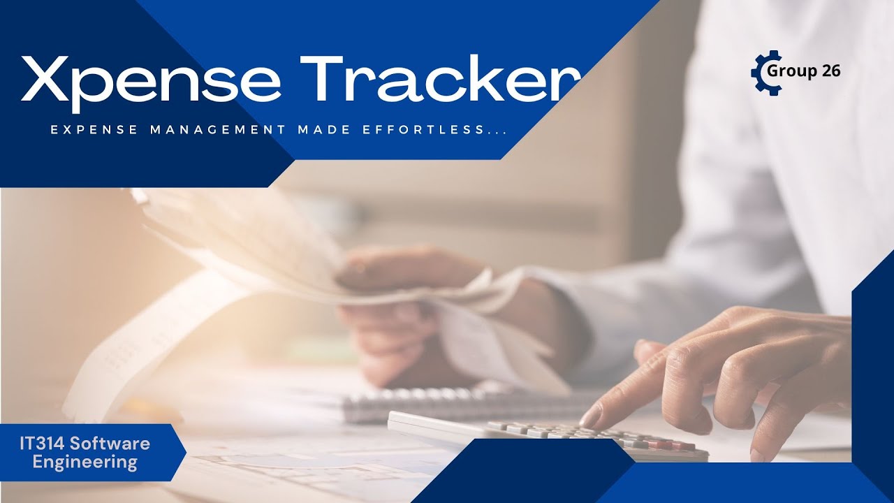 Xpense Tracker || Group 26 Software Engineering Project - YouTube