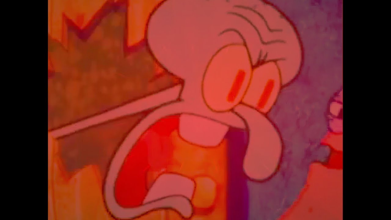 Squidward gets a little mad - YouTube