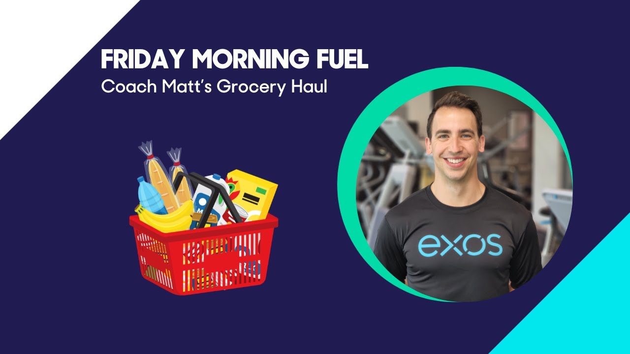 Friday Morning Fuel - March 2023: Coach Matt's Grocery Haul - YouTube