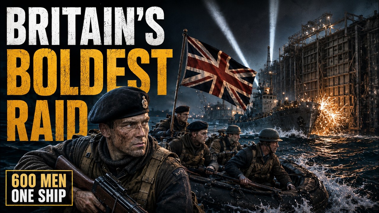 600 Men. One Explosive Ship. Britain’s Most Daring WW2 Raid - YouTube