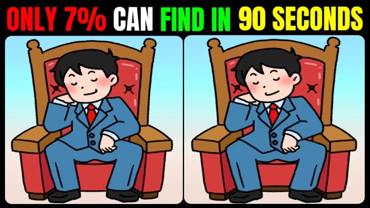 Very Few People can Spot the Difference | Hard to Find All [ Find The ...