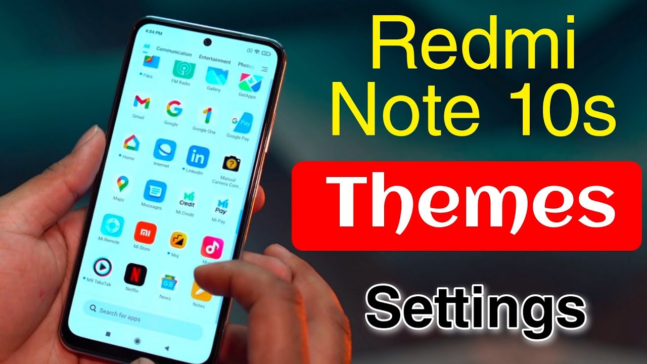 Redmi Note 10s Theme Settings | How to Change Theme in Redmi Note 10s ...