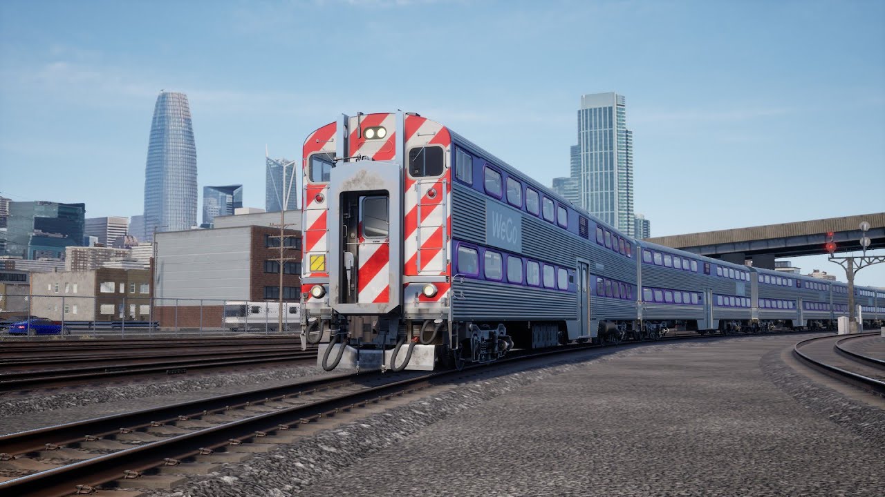 Train Sim World 3 Peninsula Corridor outbound San Francisco to San Jose ...