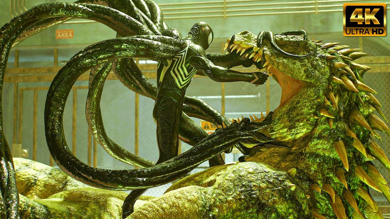SPIDER-MAN 2 LIZARD EPIC CHASE FINAL FIGHTING SCENE [SPIDER-MAN 2 2023 ...