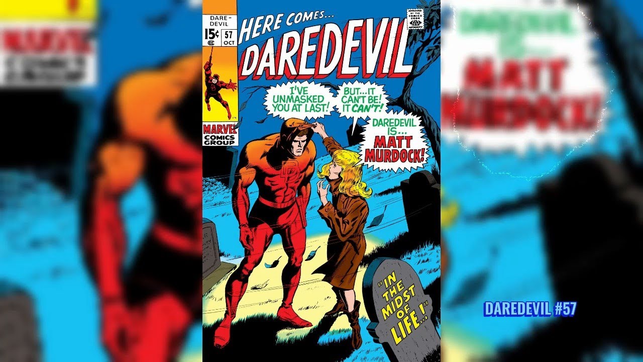 Marvel Comics History: Daredevil #57 (October 1969) #marvelcomics - YouTube