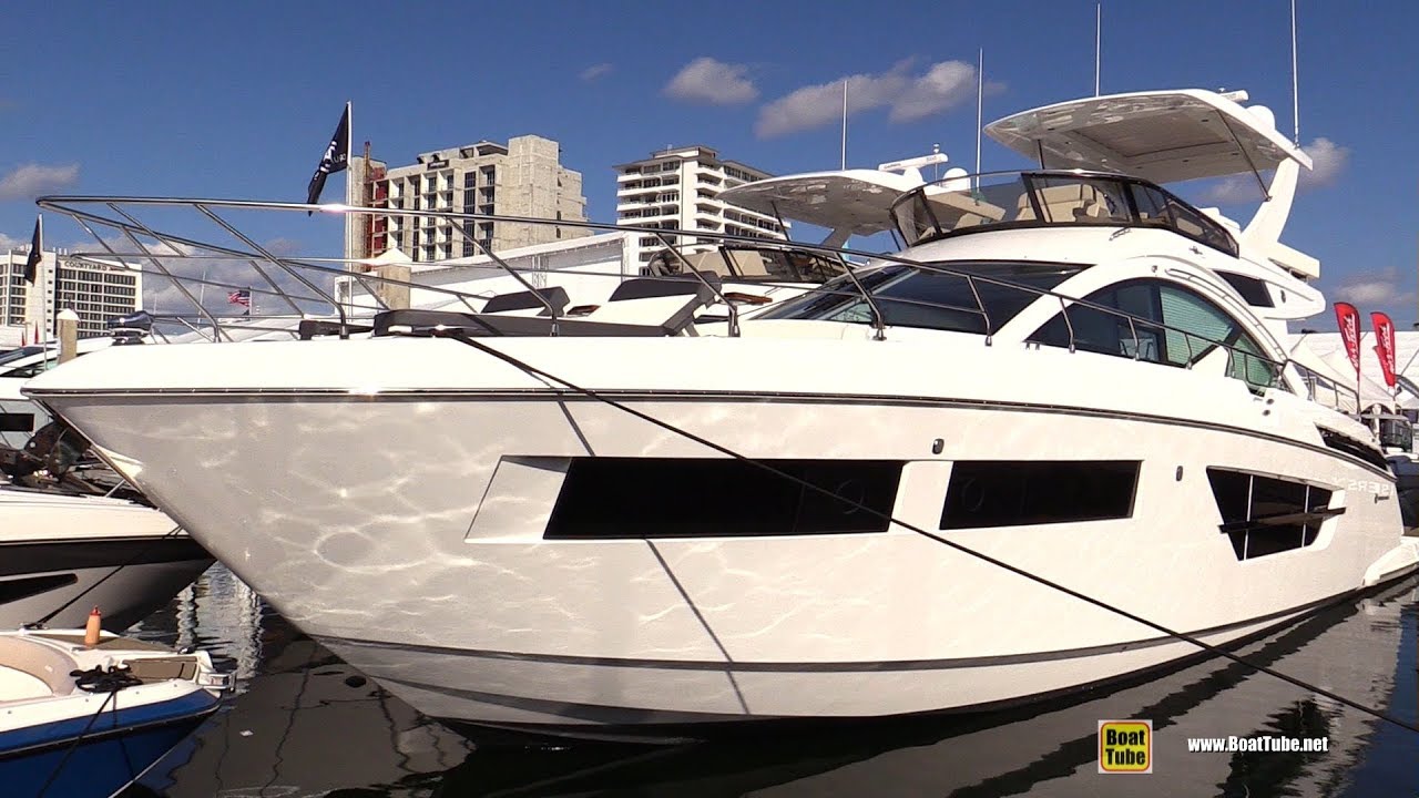 2019 Cruisers Yachts 60 Cantius Fly - Deck Interior Walkaround - 2018 ...