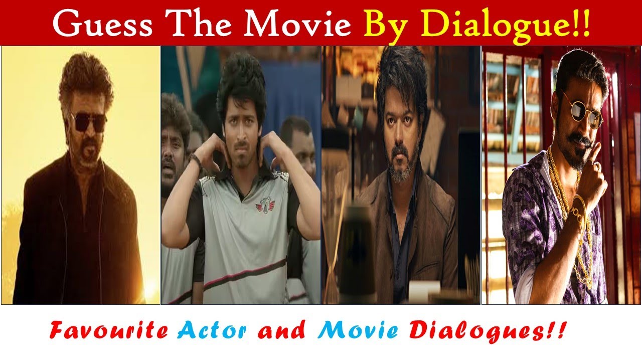 Guess the Movie Name and Actor😍 ? | Tamil Movie Dialogues | Riddles ...