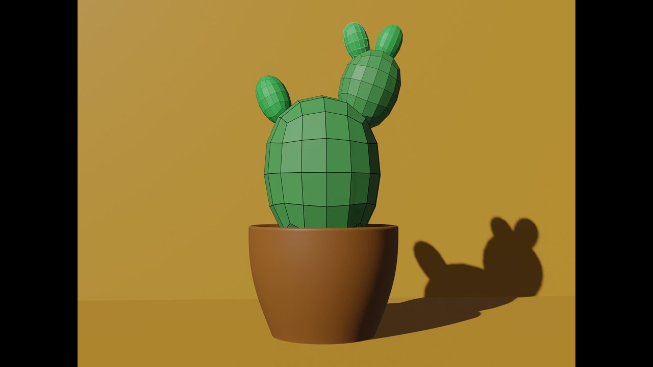 Create easy 3d Cactus in Blendr 3.5 - YouTube