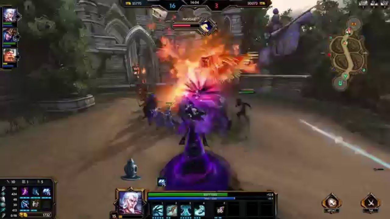 SMITE Gameplay ita 3v3 He Bo (Infinity Wave skin) feat. Pazkiller - YouTube