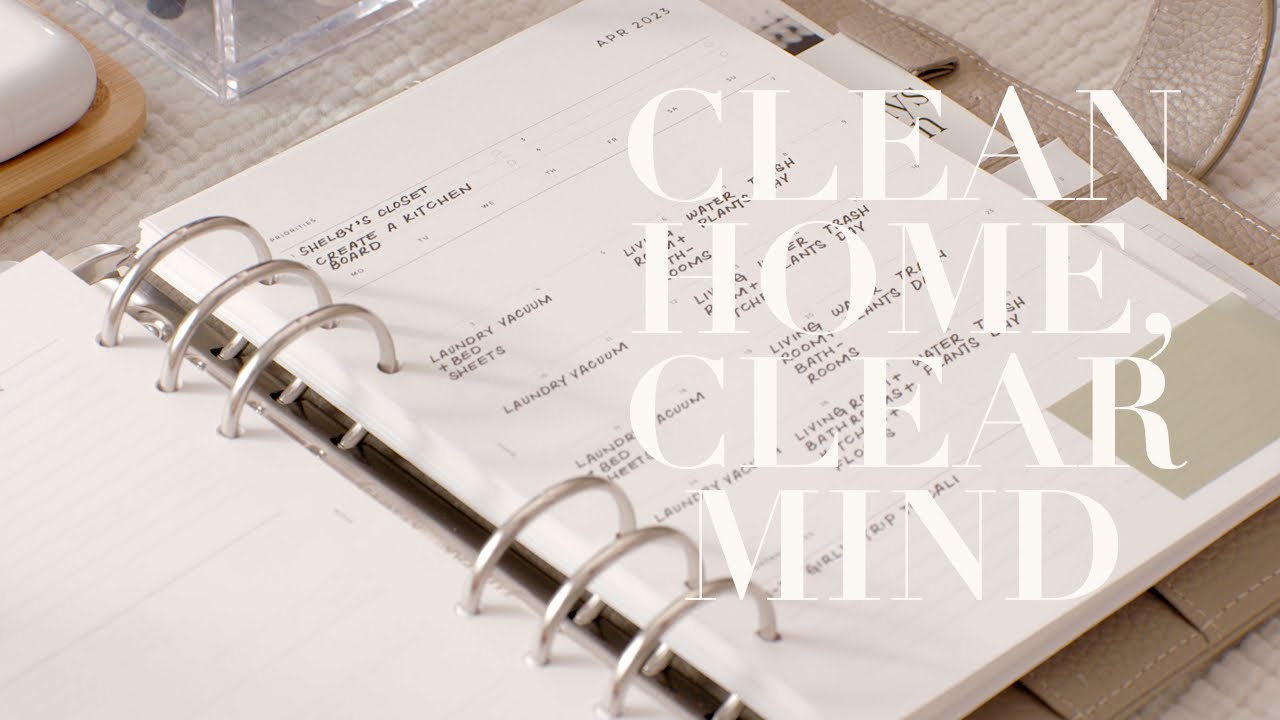 Clean Home, Clear Mind: My Planner Routine - YouTube