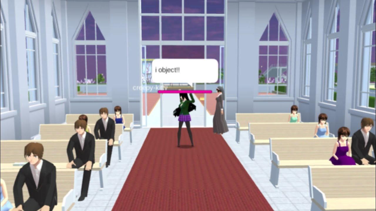 ruining a wedding and destroying a child's life in Sakura School ...