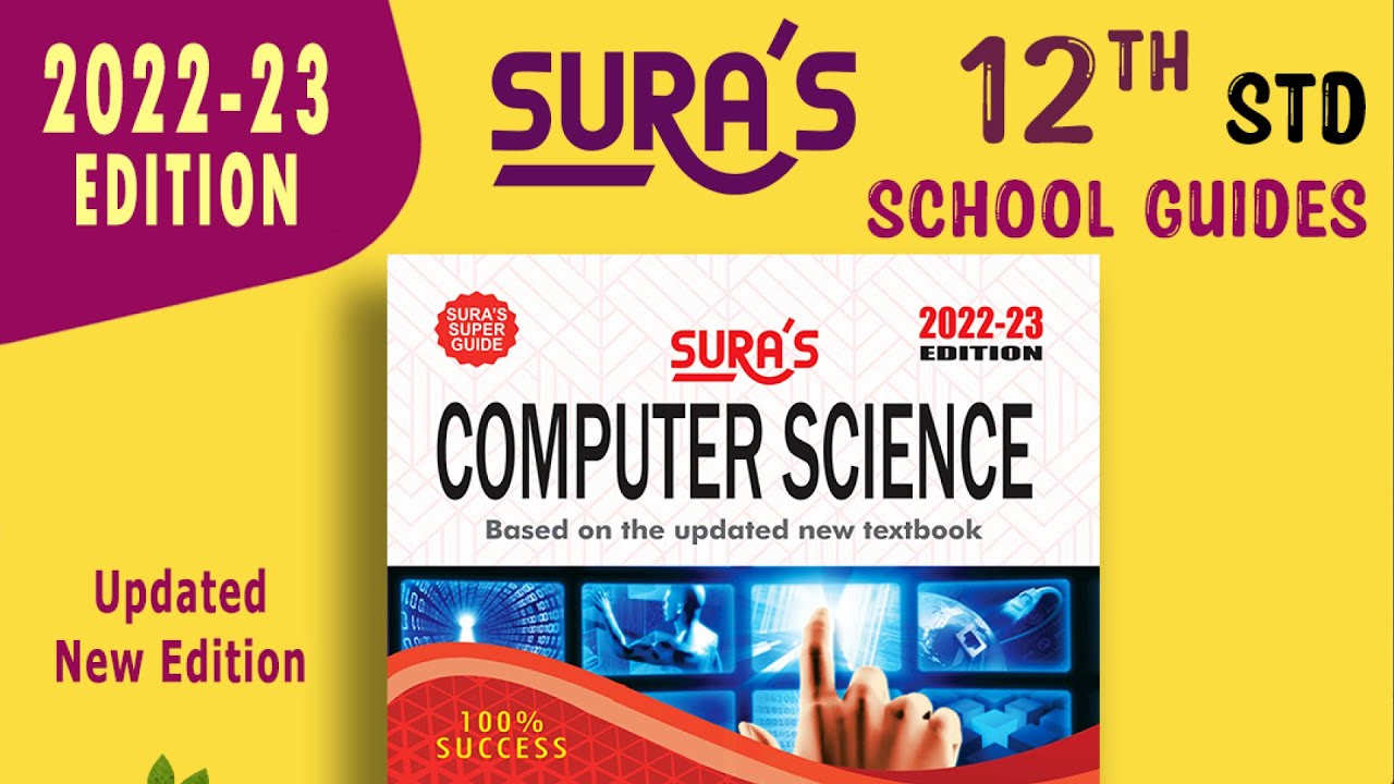 12th Computer Science Sura Guide 2022-23 English Medium | 12th Sura CS ...