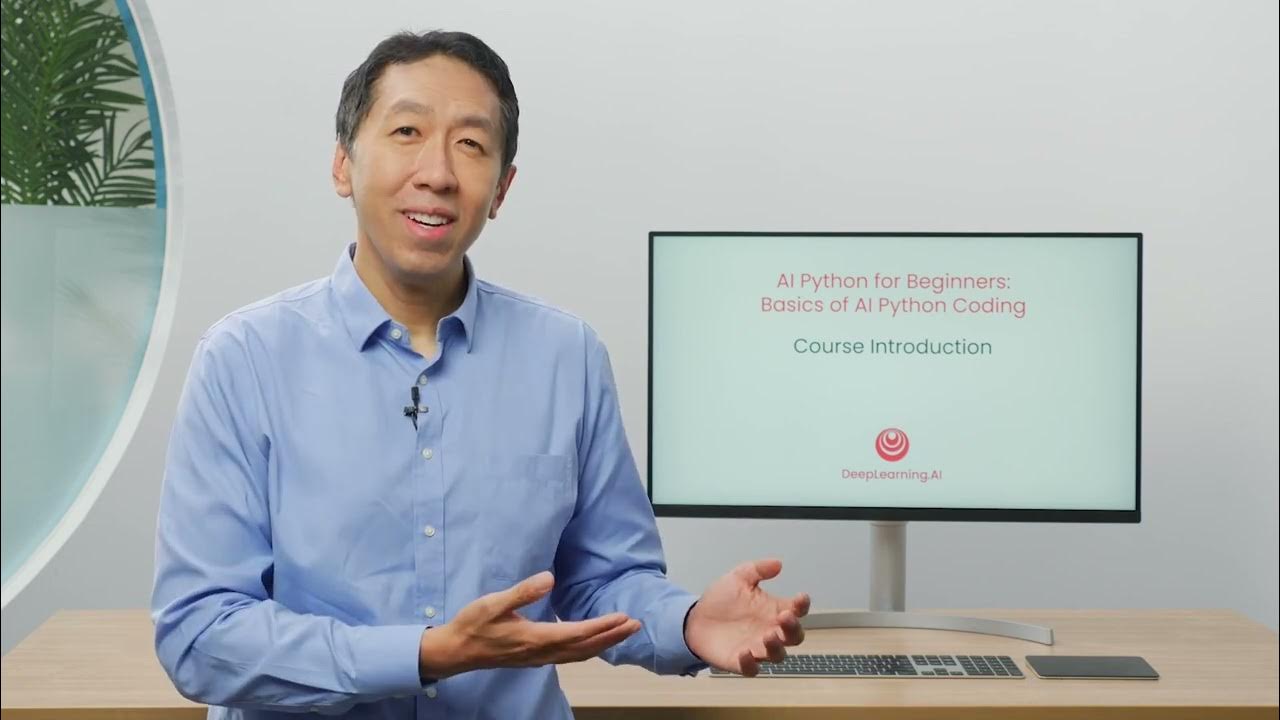 [中英双字幕]AI Python for Beginners:L1- Basics of AI Python Coding - 01 introduction - YouTube