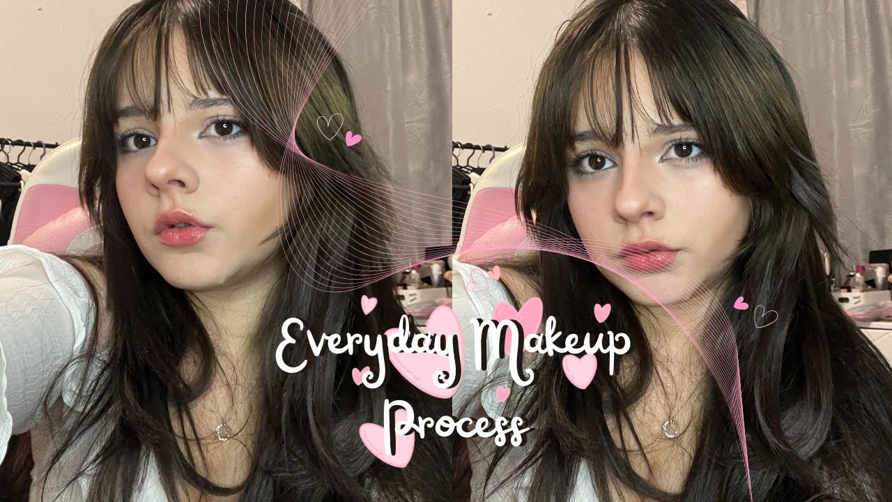 cutesy everyday makeup tutorial ˏˋ°•*⁀ - YouTube