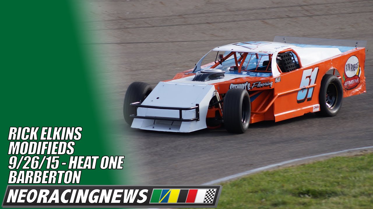 Rick Elkins Modified Heat Two @ Barberton - 9/26/15 - NEO Racing News ...