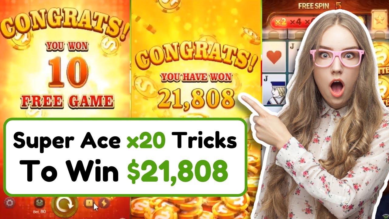 Super Ace x20 Tricks to Win $21,808🤑 || Super Ace Jackpot Win JILI ...