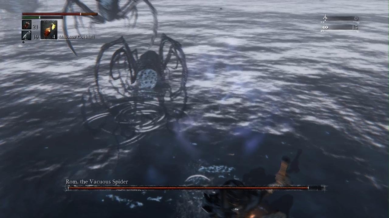 Bloodborne - Rom, The Vacuous Spider Battle - YouTube