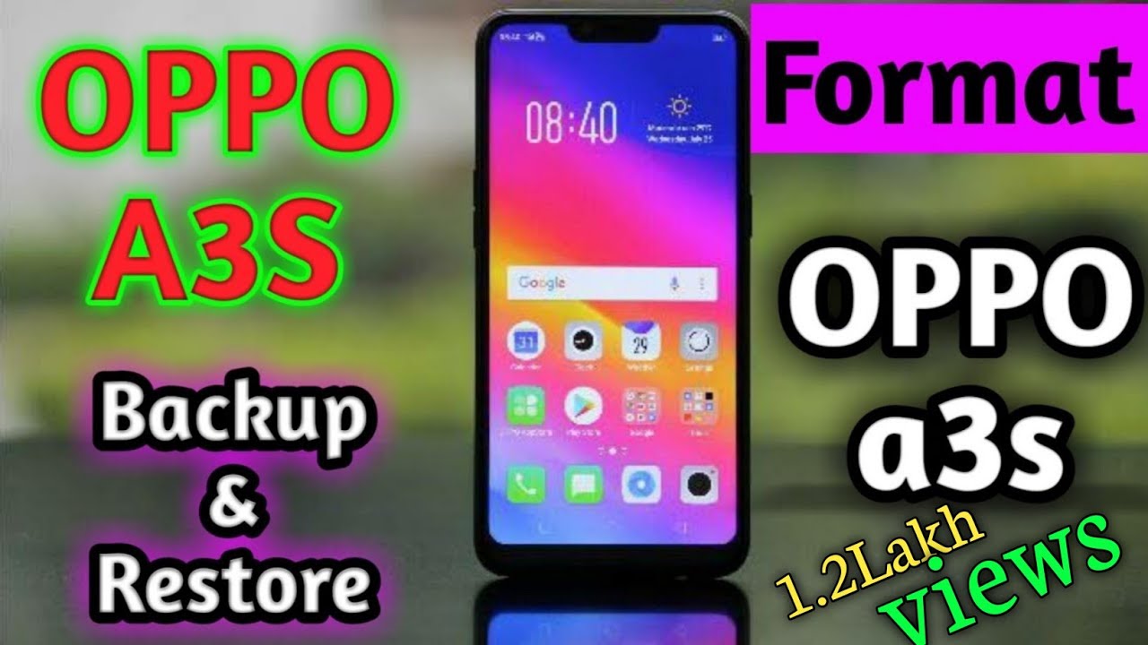 Oppo a3s Backup & restore framate | oppo a3s restore | oppo a3s backup ...