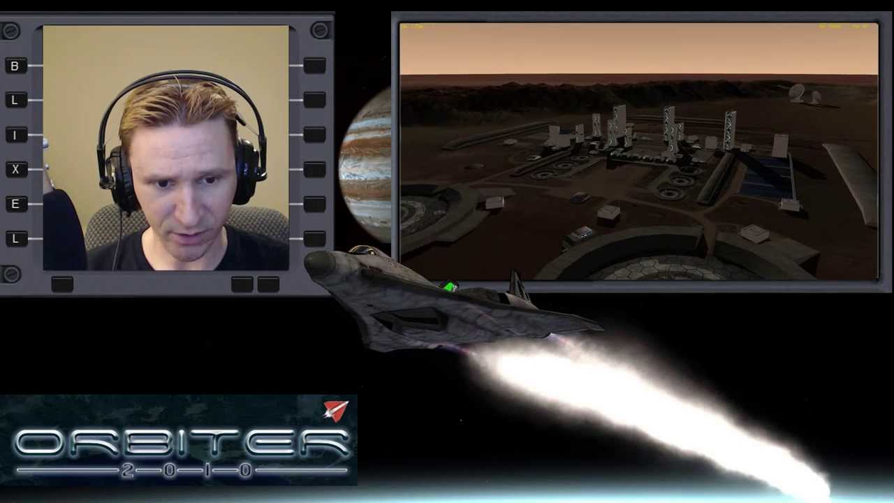 Orbiter 2010 - Fly With Me #15 - Hall Base to Orcus Patera - YouTube