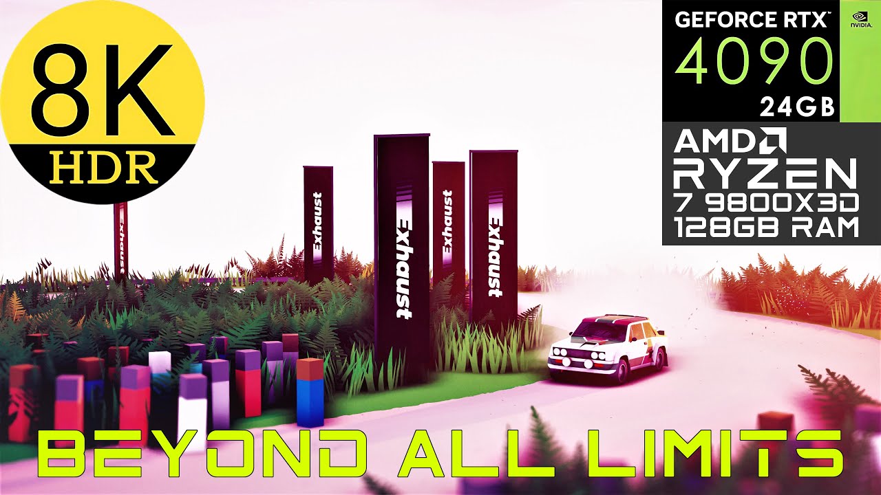 Art Of Rally 2020 | 8K HDR | Nvidia GeForce RTX 4090 24GB | AMD Ryzen 7 ...
