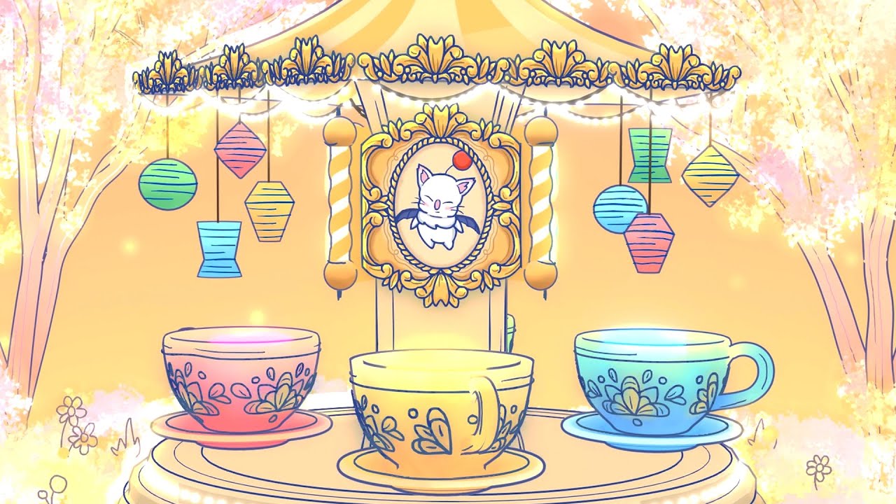Carnival Teacups in Blender 3D Grease Pencil - YouTube