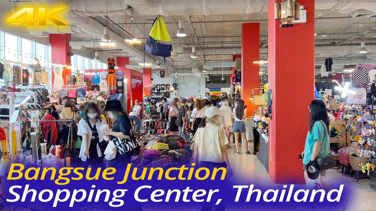【4K】Bangsue Junction Shopping Center, BANGKOK Shopping Mall Tour ...