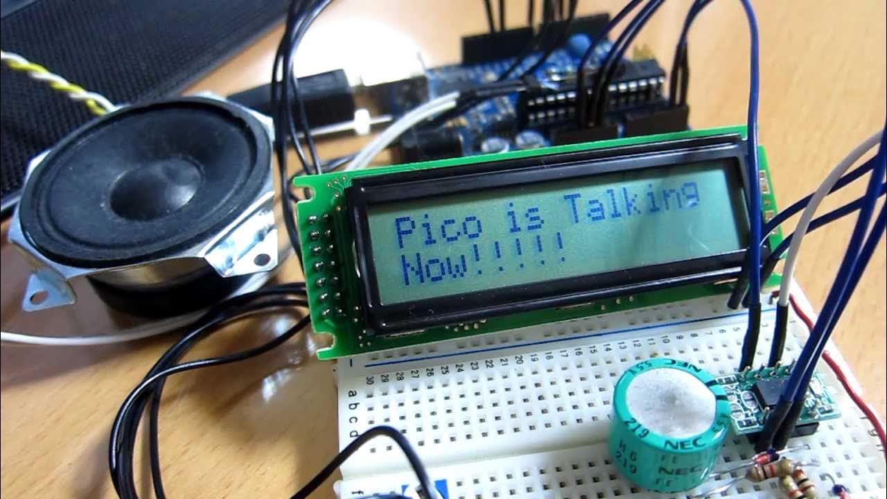 Arduino + 音声合成LSI AquesTalk pico + RTC8564 Alarm Clock - YouTube