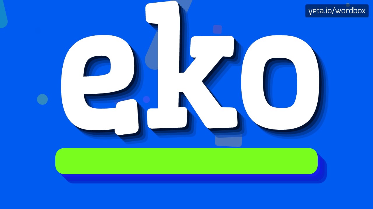 EKO - HOW TO PRONOUNCE IT!? - YouTube