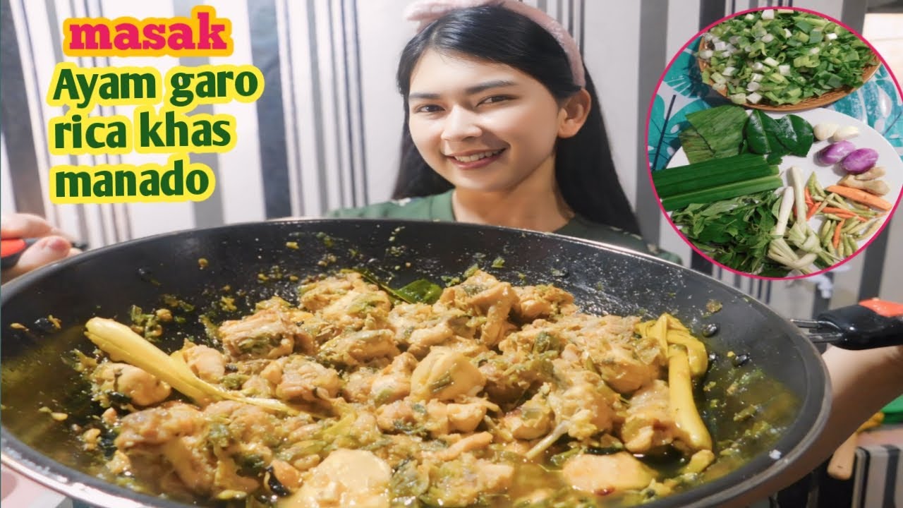BEGINI CARA MEMBUAT AYAM GARO KHAS MANADO - YouTube
