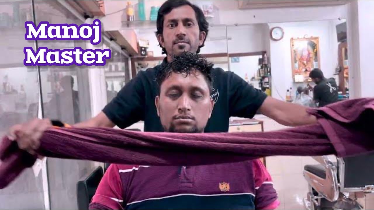 Indian Head massage and Back massge with Neck crack By manoj Master ...