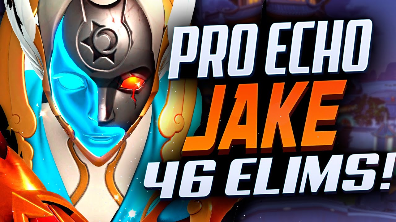 OWL Player Jake Pro Echo - 46 elims! [ Overwatch Season 29 Top 500 ...