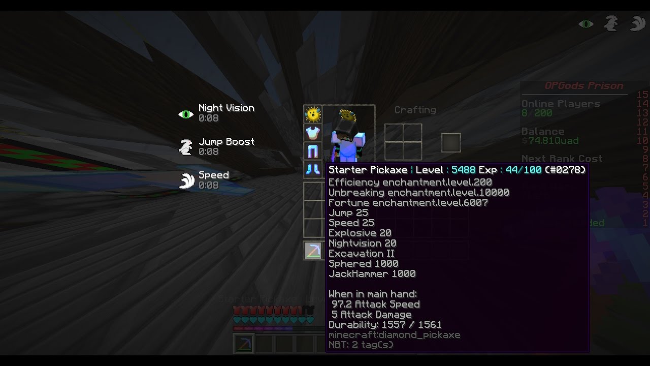 Minecraft How to be a great prison player/the best grinder EVER! - YouTube