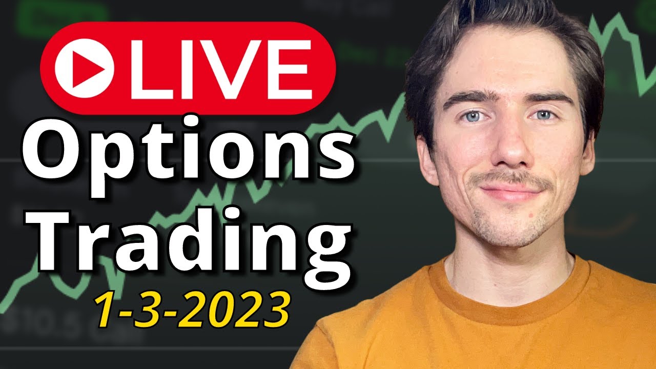 Live OPTIONS TRADING 1-3-2023 | Stock market RALLIES to start the new ...