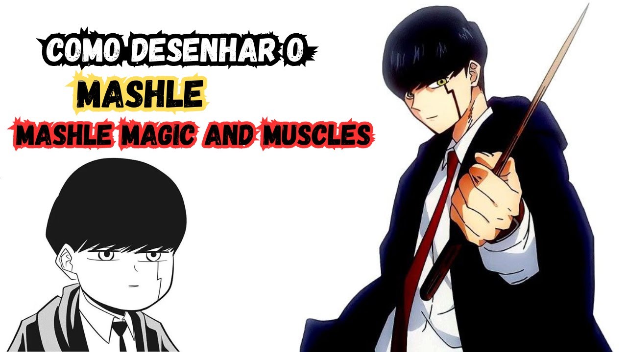 como desenhar o mashle - YouTube