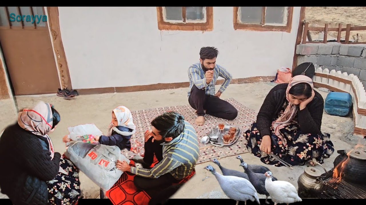 Arshida and Soraya are happy to receive the gifts sent and Amir Agha's ...