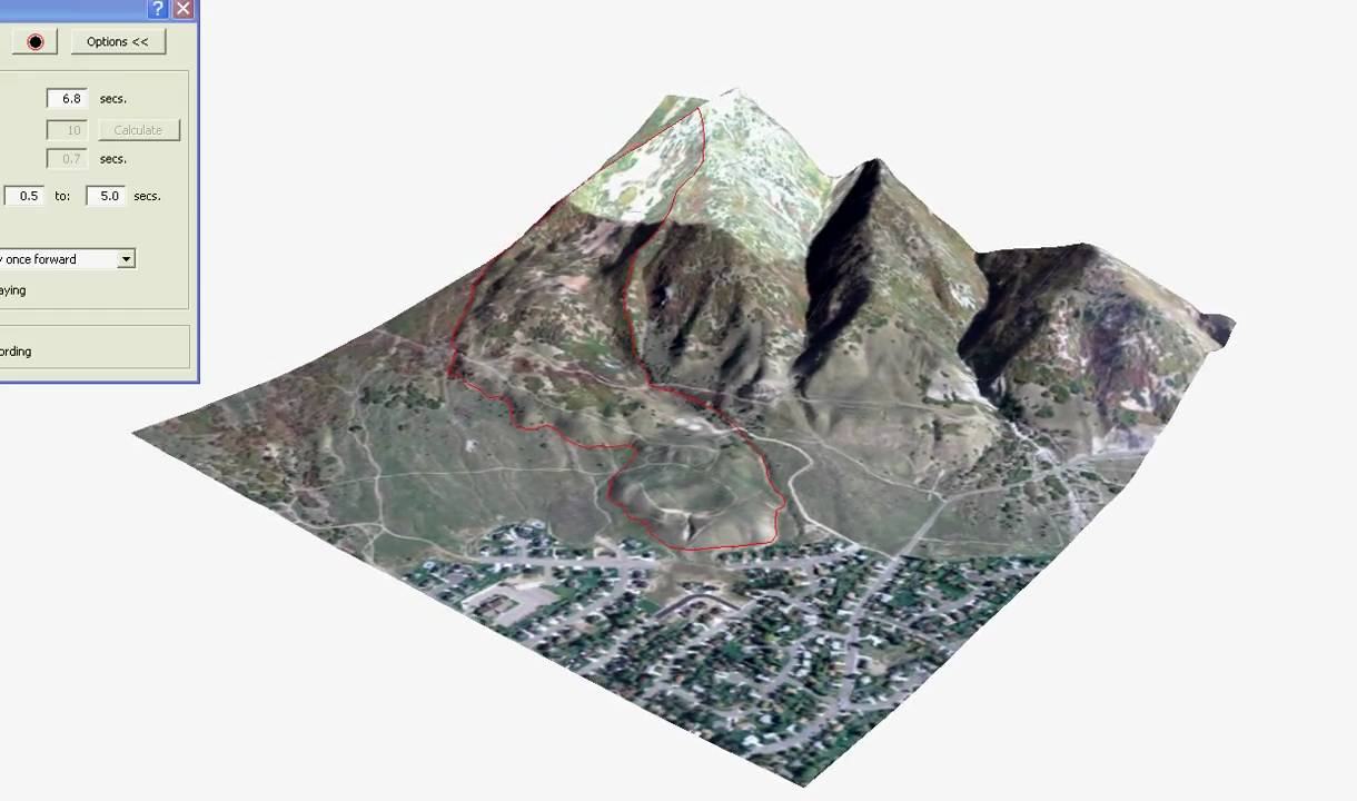 North Ogden Landslide - ArcScene Animation - YouTube